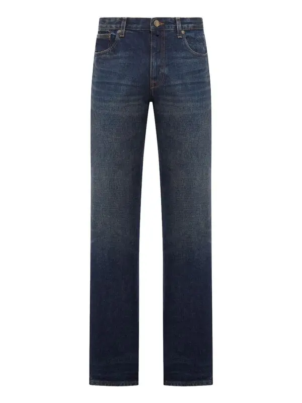 Incotex Straight Leg Jeans - Blue