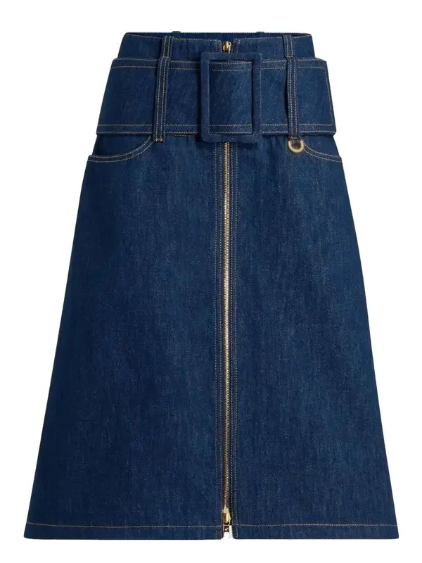 Patou Denim Skirt - Blue