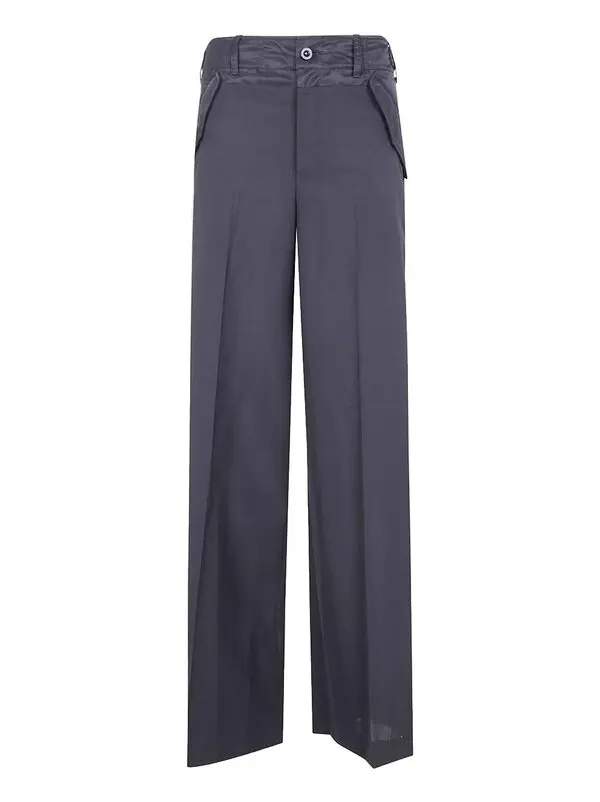 Sacai Wide Leg Trousers - Black