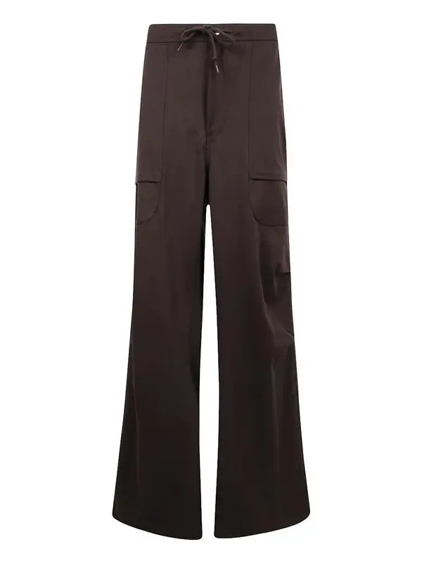 ENTIRE STUDIOS Wide Leg Trousers - Tobacco