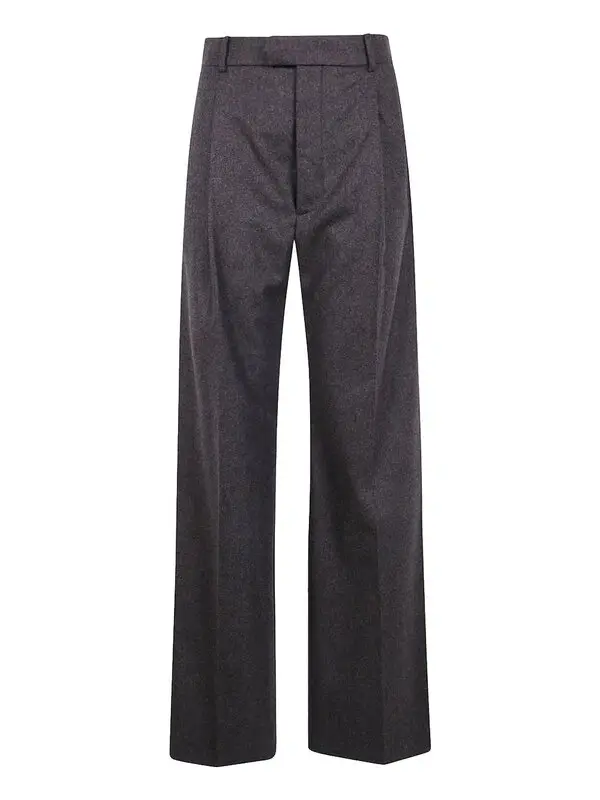 Carven Wide Leg Trousers - Grey