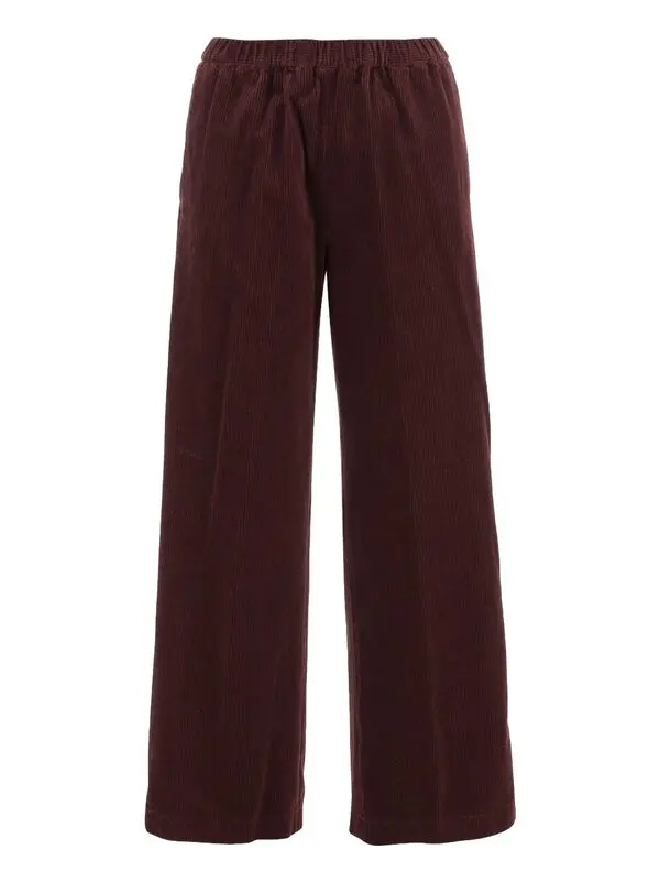 Aspesi Wide Leg Trousers - Red