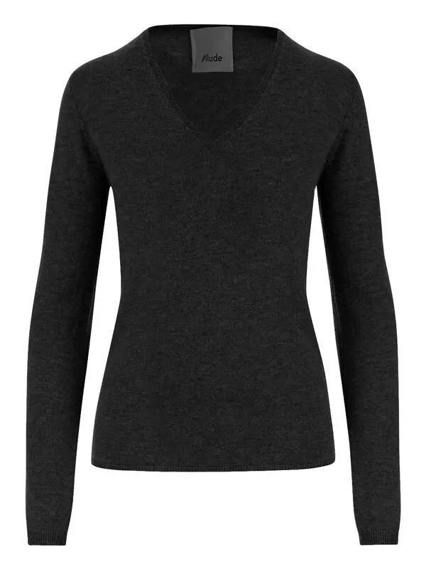 ALLUDE Sweater - Black