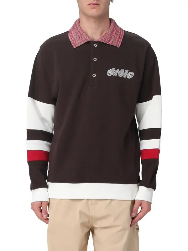 Drole De Monsieur Polo Shirt - Brown