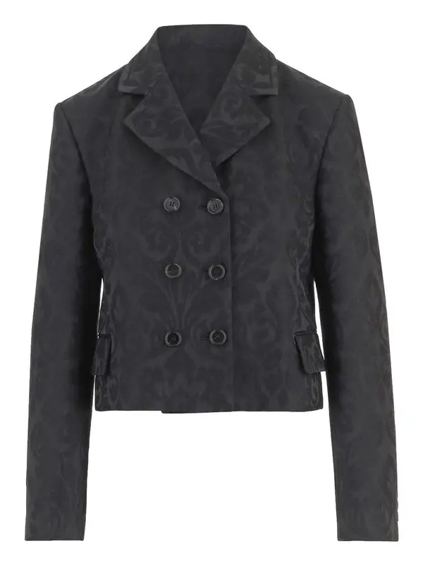 Chloé Double Breasted Jacket - Black