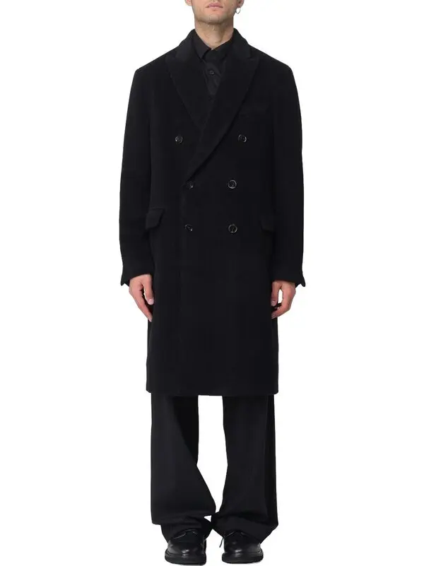 LARDINI Tailored Coat - Black