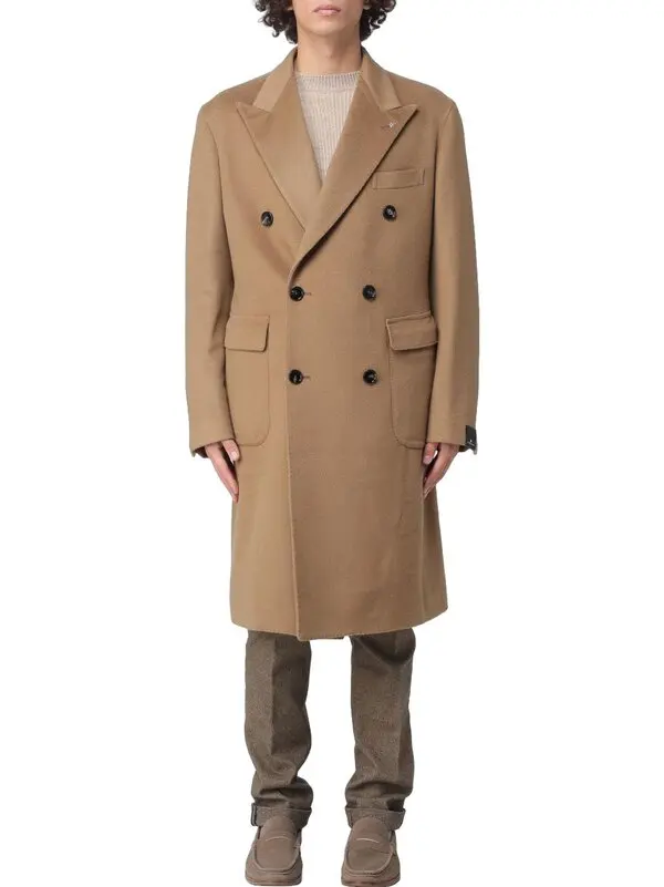 Tagliatore Tailored Overcoat - Beige