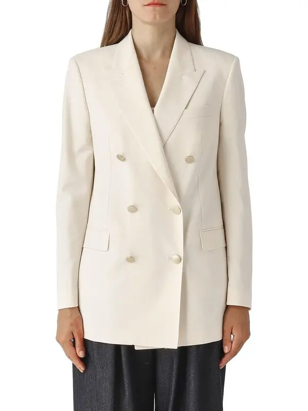 Tagliatore Double-breasted Blazer - Cream