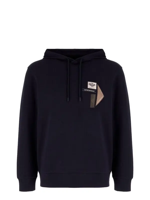 Emporio Armani Hooded Sweatshirt - Navy