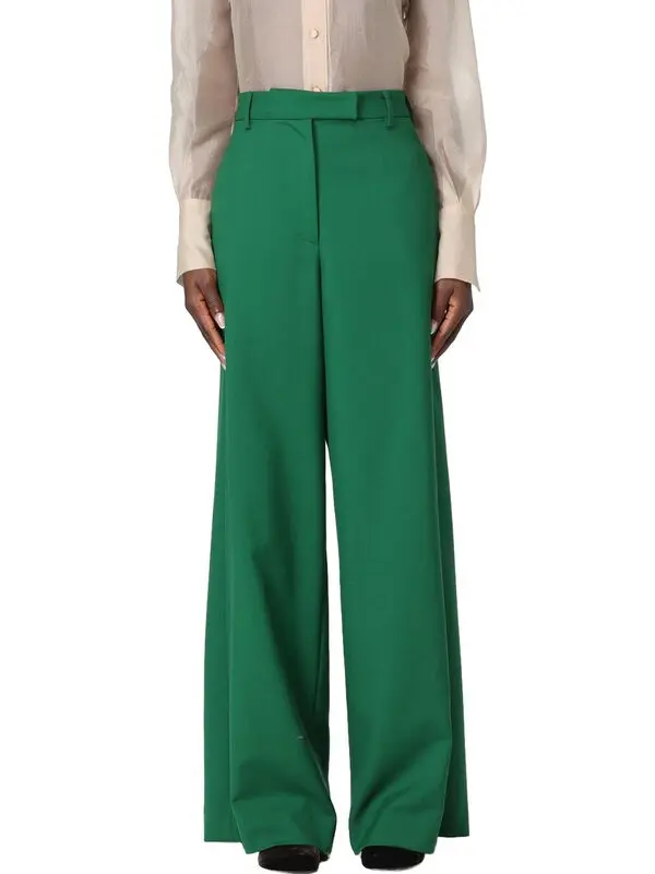 Dries Van Noten Wide Leg Trousers - Green