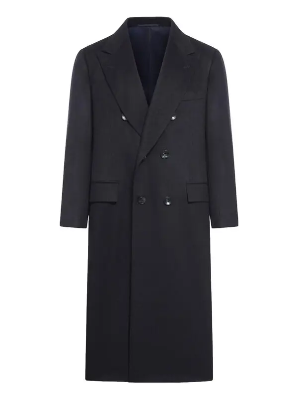 Kiton Coat - Blue