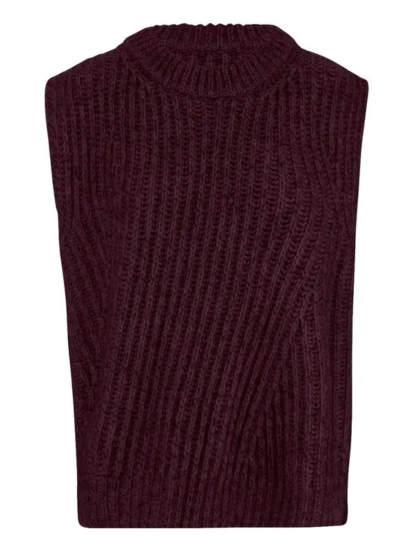 SA SU PHI Waistcoat - Burgundy