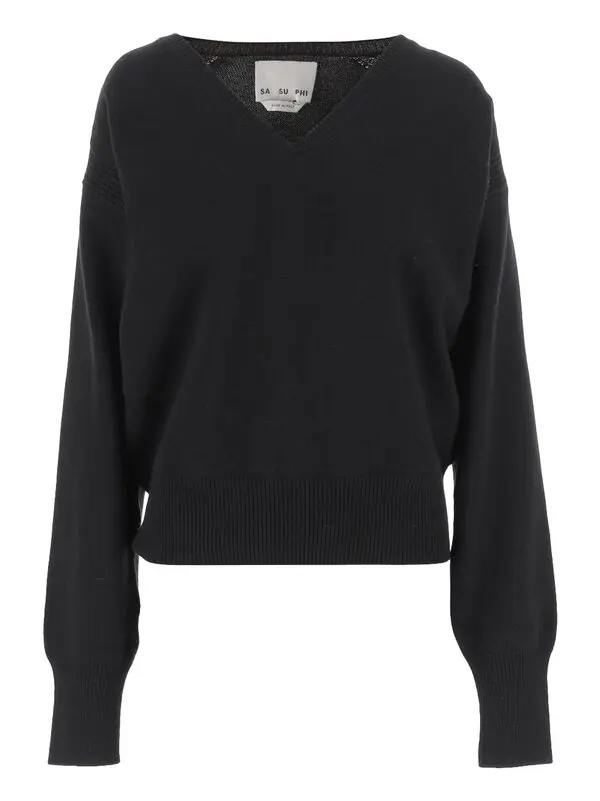 SA SU PHI Sweater - Black
