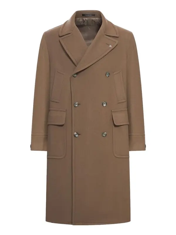 Tagliatore Tailored Overcoat - Brown