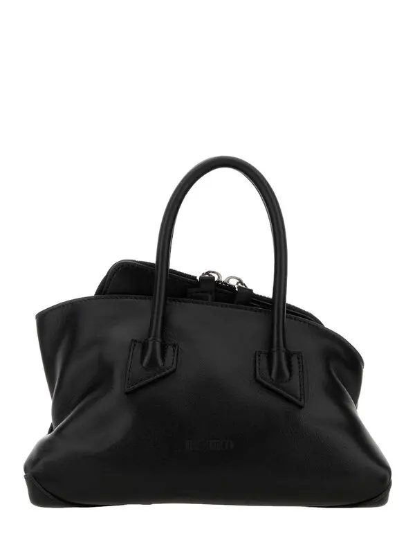 Attico La Passeggiata Leather Bag - Black