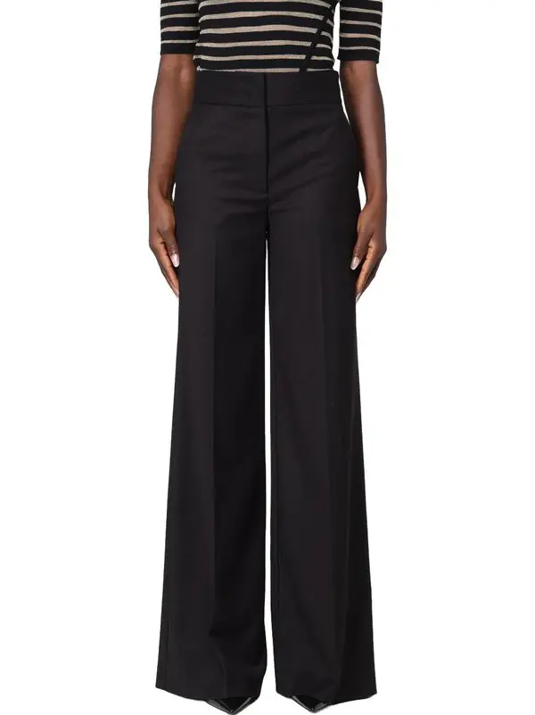 SIMONA CORSELLINI Wide Leg Trousers - Black