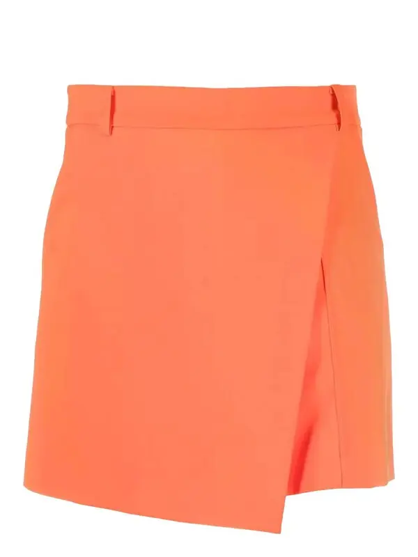 Patrizia Pepe Essential Crepe Shorts - Orange