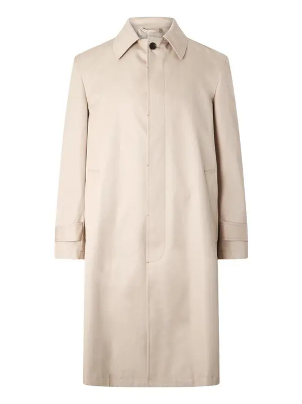 Officine Générale Henrick Cotton-twill Trench Coat - Neutrals