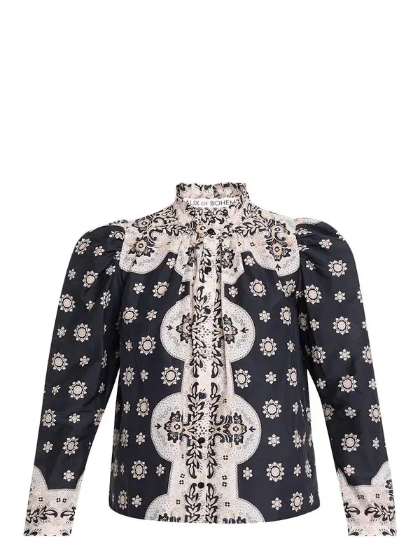 Alix Of Bohemia Artemis Printed Blouse - Black