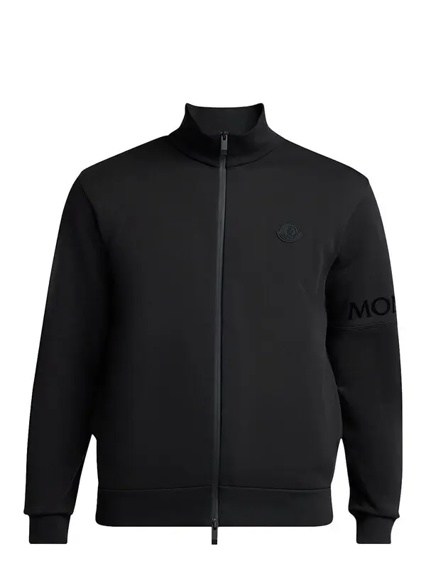 Moncler Fleece Full-zip Jacket - Black