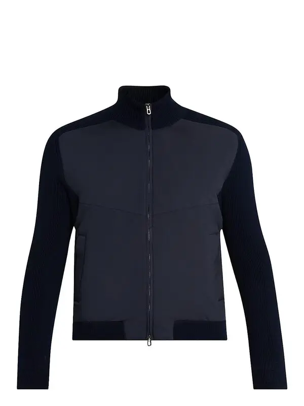 Sease Cashmere Ribbed Rollneck Sweater - Midnight B
