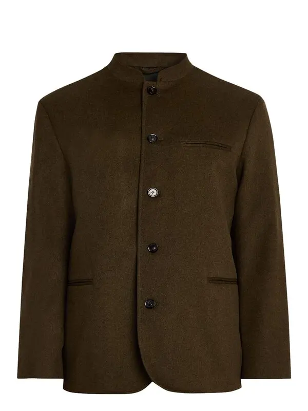 Loro Piana Vienna Cashmere-wool Jacket - Green