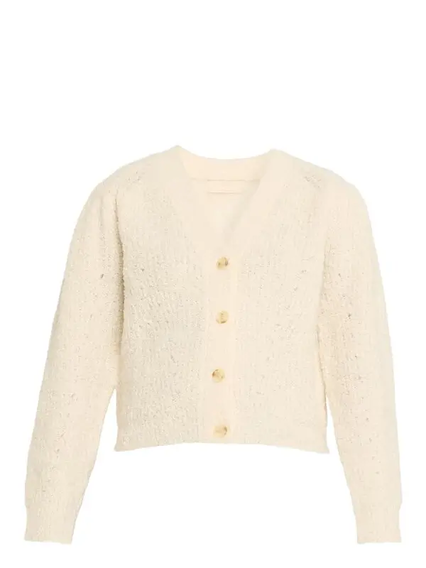 Ulla Johnson Kira Alpaca Wool Cardigan - Cowrie