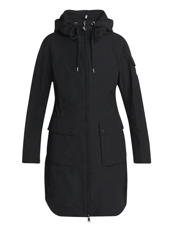 Moncler Laerte Long Hooded Parka - Black