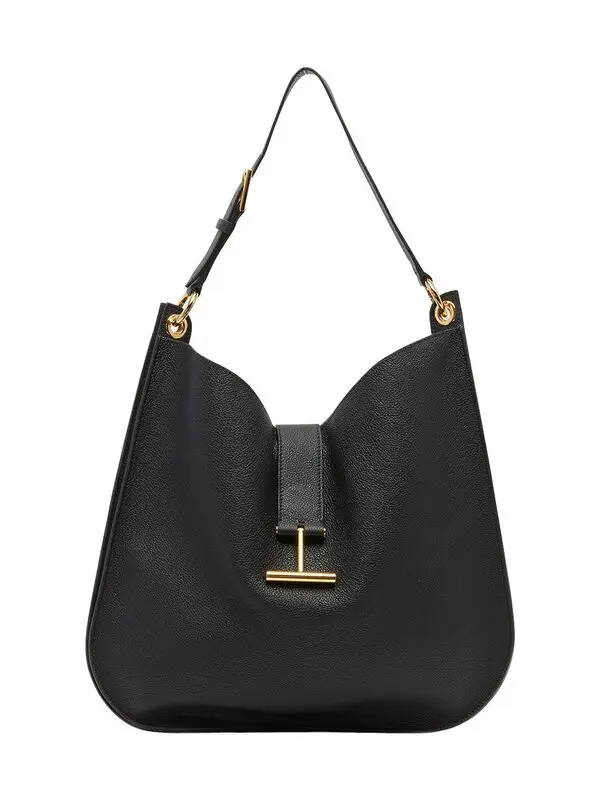 TOM FORD Large Hobo Crossbody Bag - Black