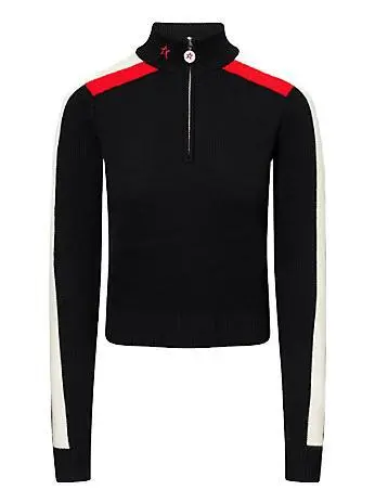 Perfect Moment La Tour High-neck Wool Jumper - Black