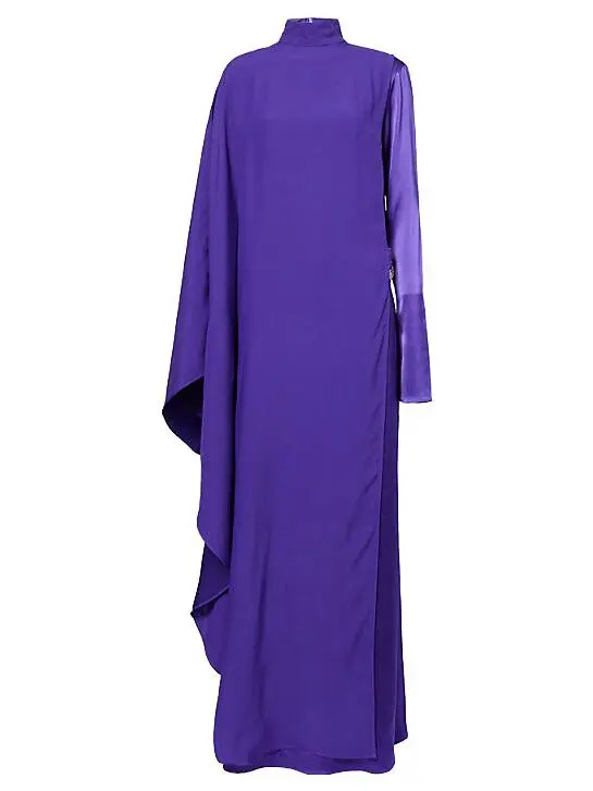 TALLER MARMO Michele Cape Maxi Dress - Violet