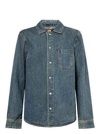 Paige Darindo Regular-fit Denim Shirt - Abaron