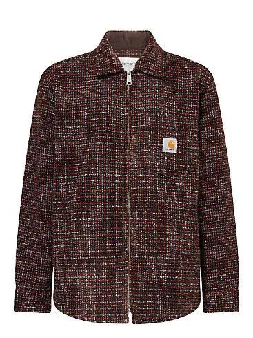 Carhartt Work In Progress Bellamy Boucle Woven Shirt - Bellamy Check Tobacco
