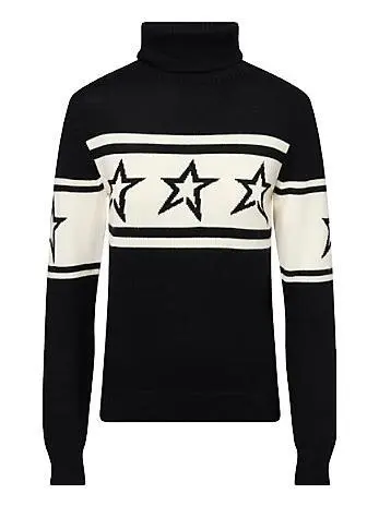 Perfect Moment Chopper Roll-neck Wool Jumper - Black