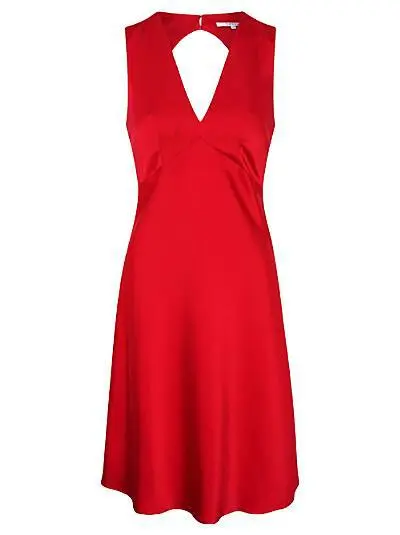 OMNES Nova Tie-back Mini Dress - Barbados Cherry