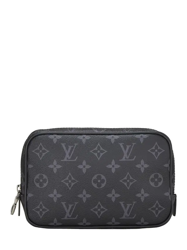 LOUIS VUITTON Monogram Eclipse Toiletry Pouch - Black