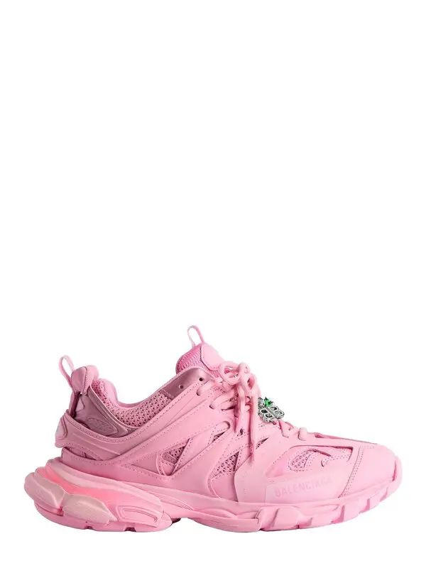 Balenciaga Track Sneaker With Charms - Pink