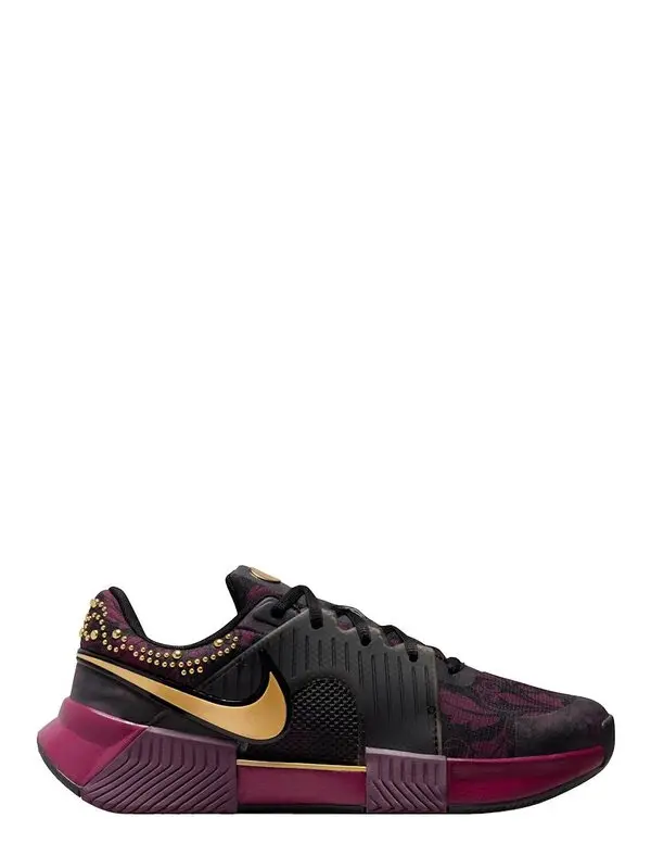 Nike Zoom Gp Challenge 1 Hc Premium Naomi Osaka Sneakers - Bordeaux/black/metallic Gold