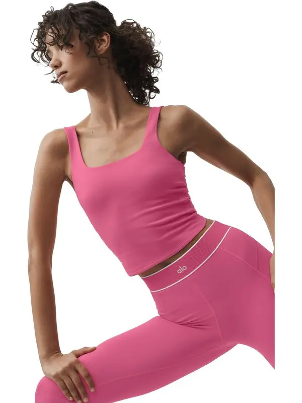 Alo Yoga Softsculpt Precision Tank Top - Paradise Pink