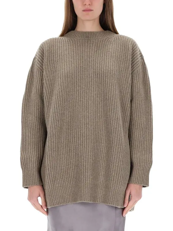 MAISON MARGIELA Wool Sweater Dress - Beige