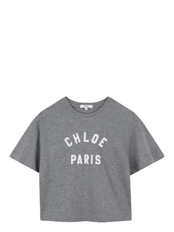 Chloé Logo T-shirt - Grey