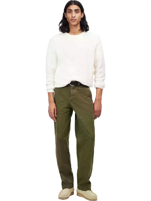 Madewell The Utility Canvas Pant - Foliage Green