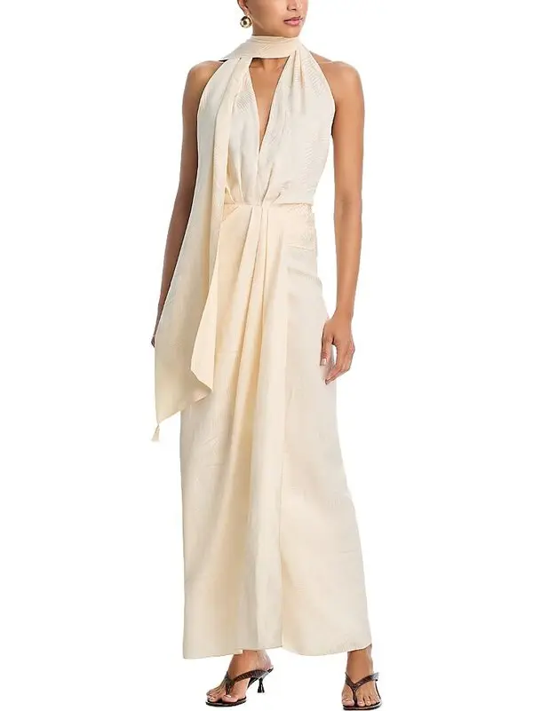 Johanna Ortiz Wildly Beautiful Maxi Dress - Ecru