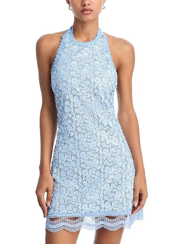 Waimari Medianoche Mini Dress - Blue