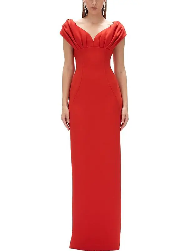 Rachel Gilbert Myra Gown - Cherry