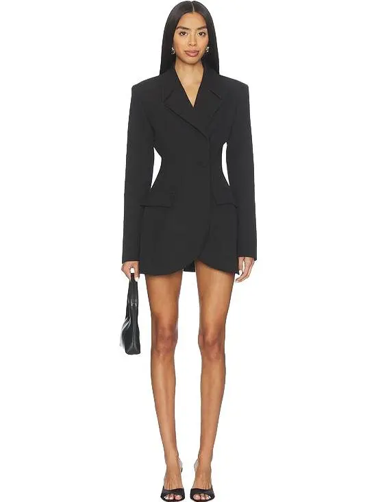 Superdown Vesper Mini Blazer Dress - Black