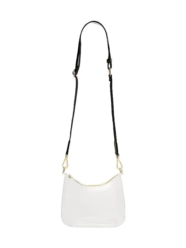 Stoney Clover Lane Clear Curved Crossbody Bag - Clear & Black