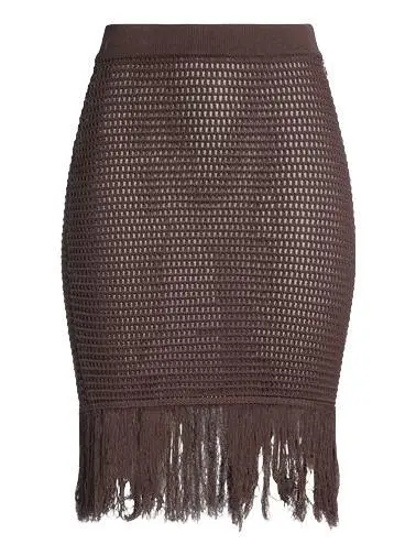 Elisabetta Franchi Mini Pencil Skirt - Brown