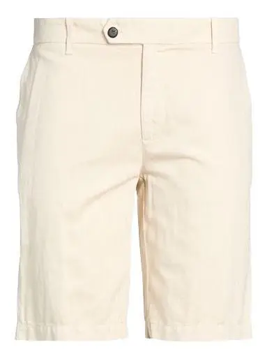 Eleventy Cotton Twill Bermuda Shorts - Cream