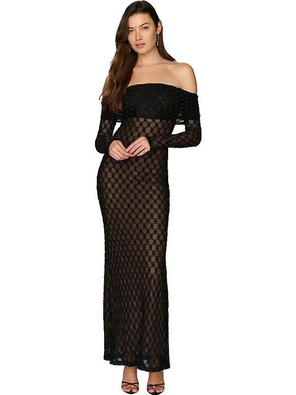 Bardot Adoni Off-shoulder Maxi Dress - Black